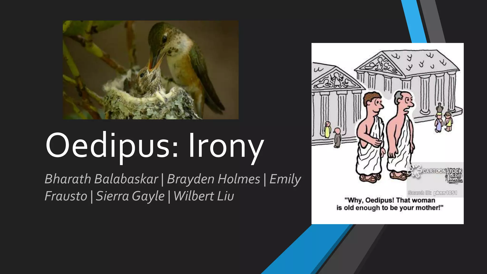 Oedipus irony.pptx | Drama | Genres