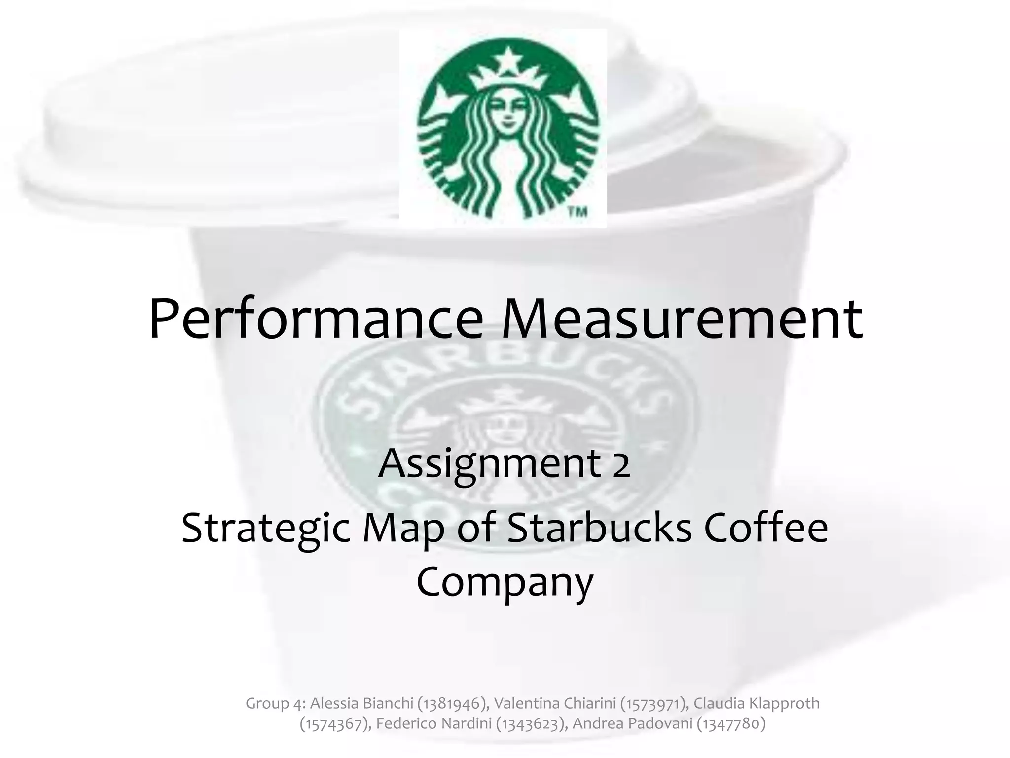 Strategic Map of Starbucks Coffee Company | PPTX