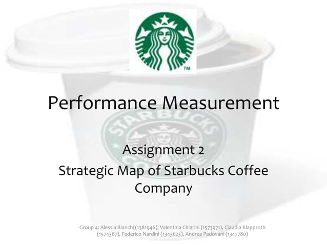 Strategic Map of Starbucks Coffee Company | PPTX | Business Operations ...
