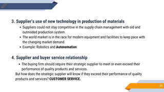 GROUP 4: CHAPTER 4: Supplier Selectionpdf | PDF