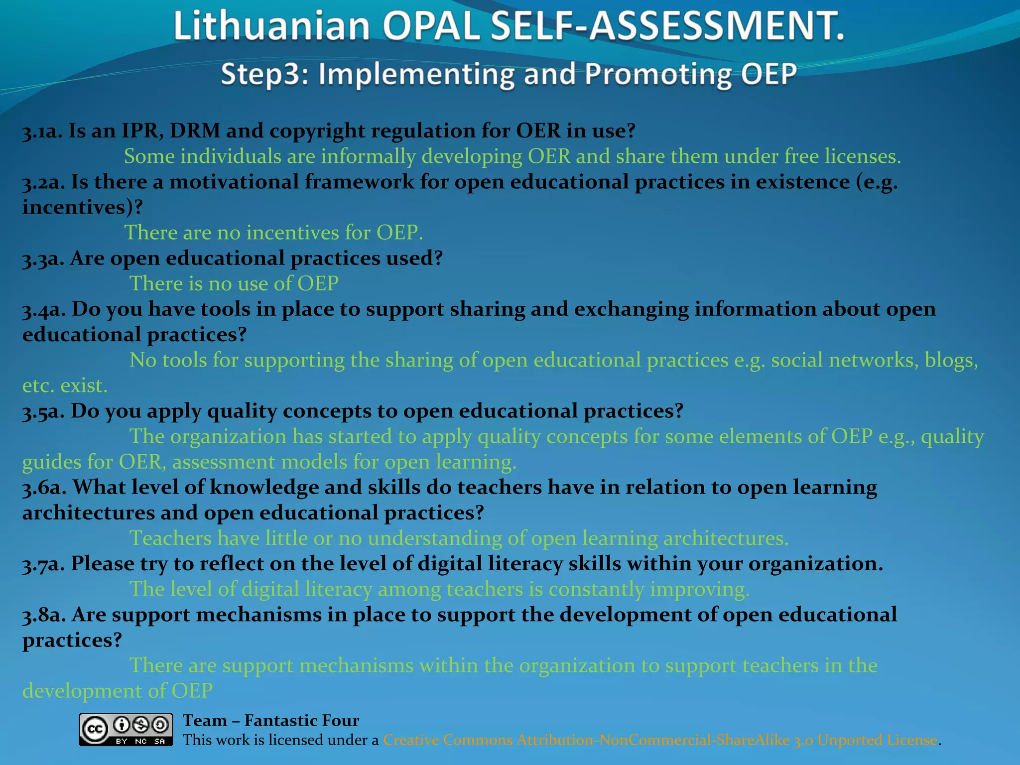 Fantastic Four (Group 4) - OER & OEP | PPT