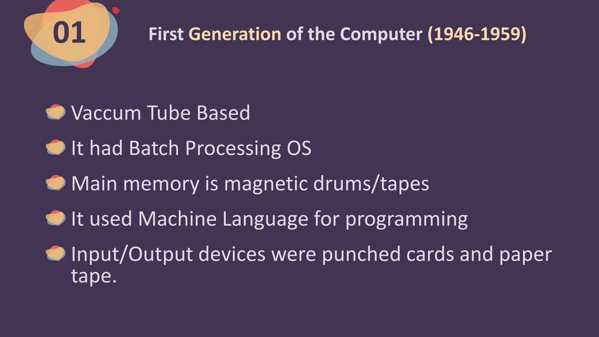 Generations of Computer | PPT