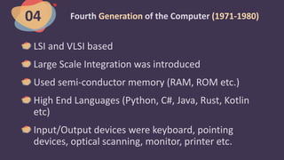 Generations of Computer | PPT