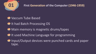 Generations of Computer | PPT