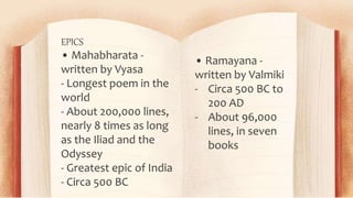 Indian Literature - Ramayana | PPTX