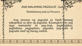 Mga Teknik sa Pagsulat ng pinatnubayang komposisyon | PPTX