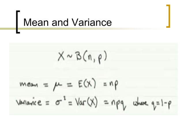 random variable and distribution | PPTX