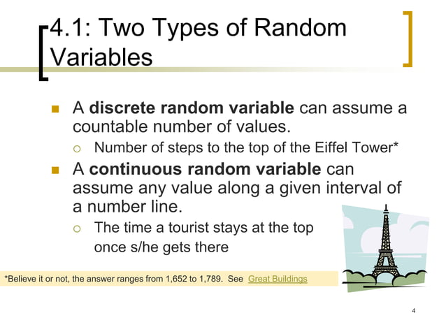 random variable and distribution | PPT