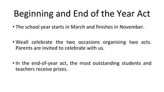 Group 4: School celebrations | PPT