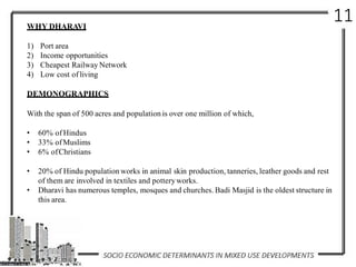 Socio Economic Determinants in Low Scale Mixed Use Developments | PDF
