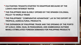 GROUP 4 - THE EARLY PERIOD OF SPANISH SETTLEMENT.pptx | Agriculture ...