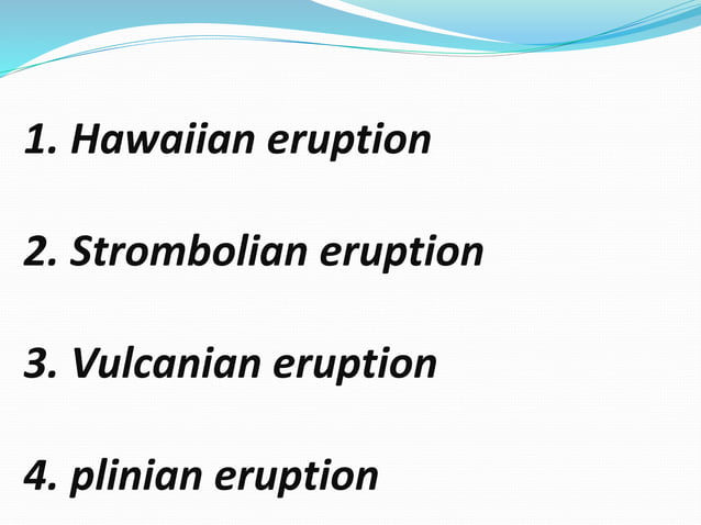 VOLCANIC ERUPTIONS.pptx TYPES OF VOLCANO ACCORDING TO SHAPE | PPT