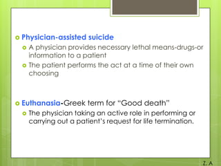 Assisted Death Presentation | PPTX