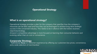 Amazon's Operational Strategy | PPTX