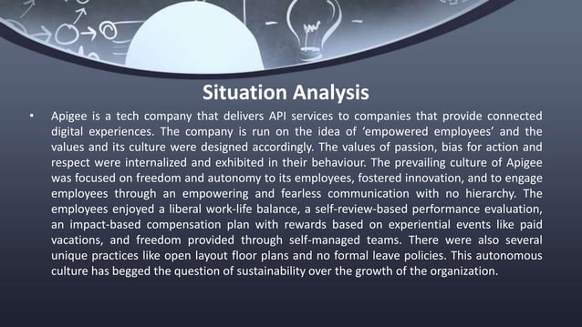 Group 4 apigee case analysis | PPTX | Business Administration | Business
