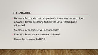 RESEARCHMethod for Master thesis writing | PPT