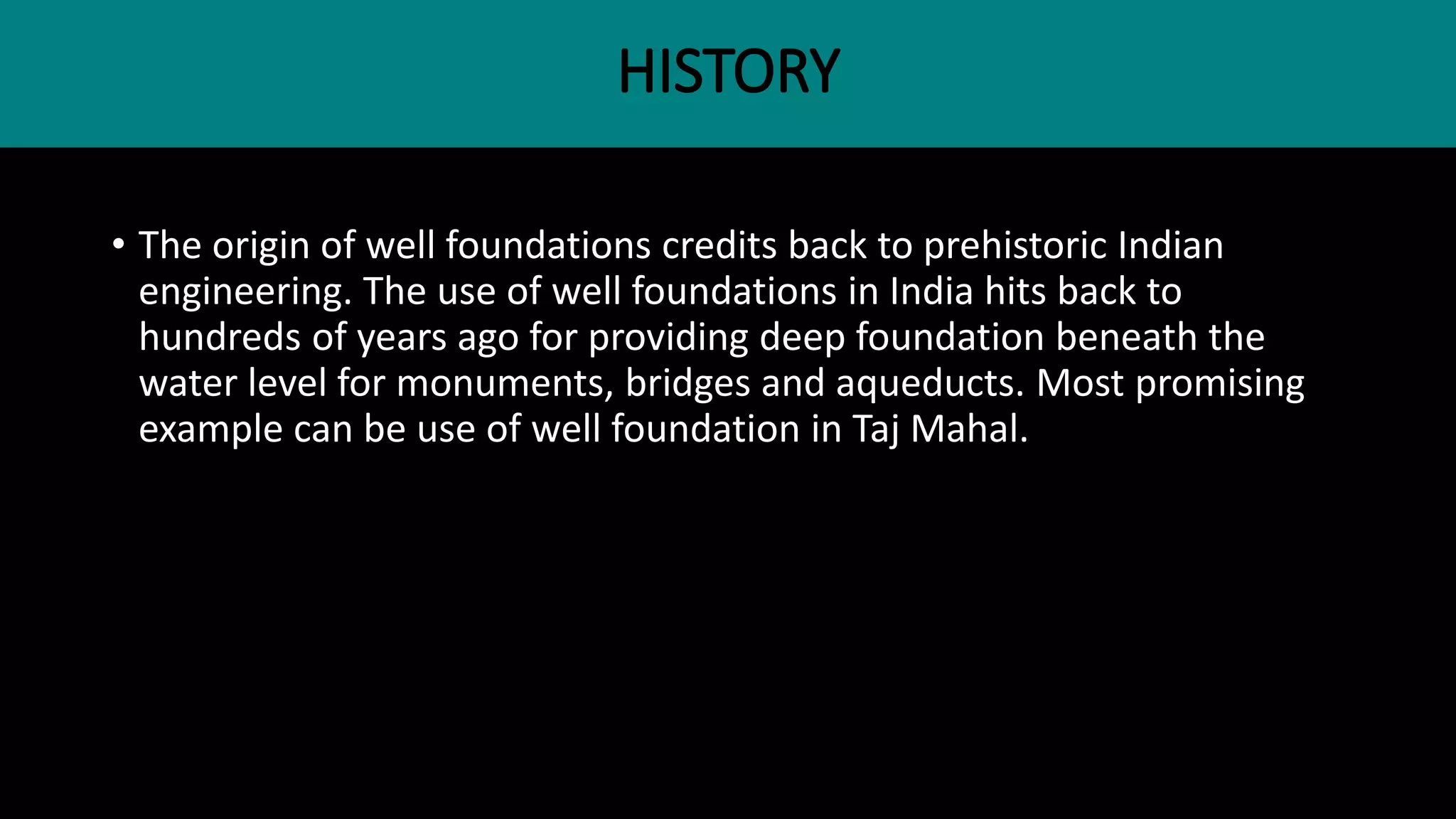 Well Foundation | PPTX