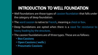 Well Foundation | PPTX