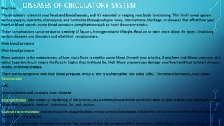 CIRCULATORY SYSTEM | PPTX