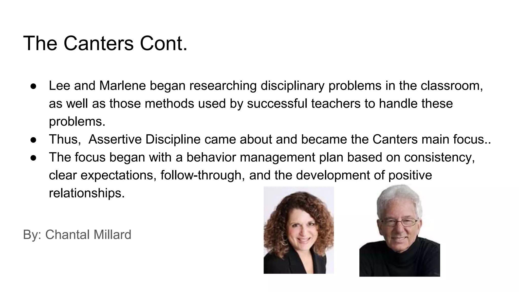 Group 4: Assertive Discipline | PPTX | Educational Assessment | Education