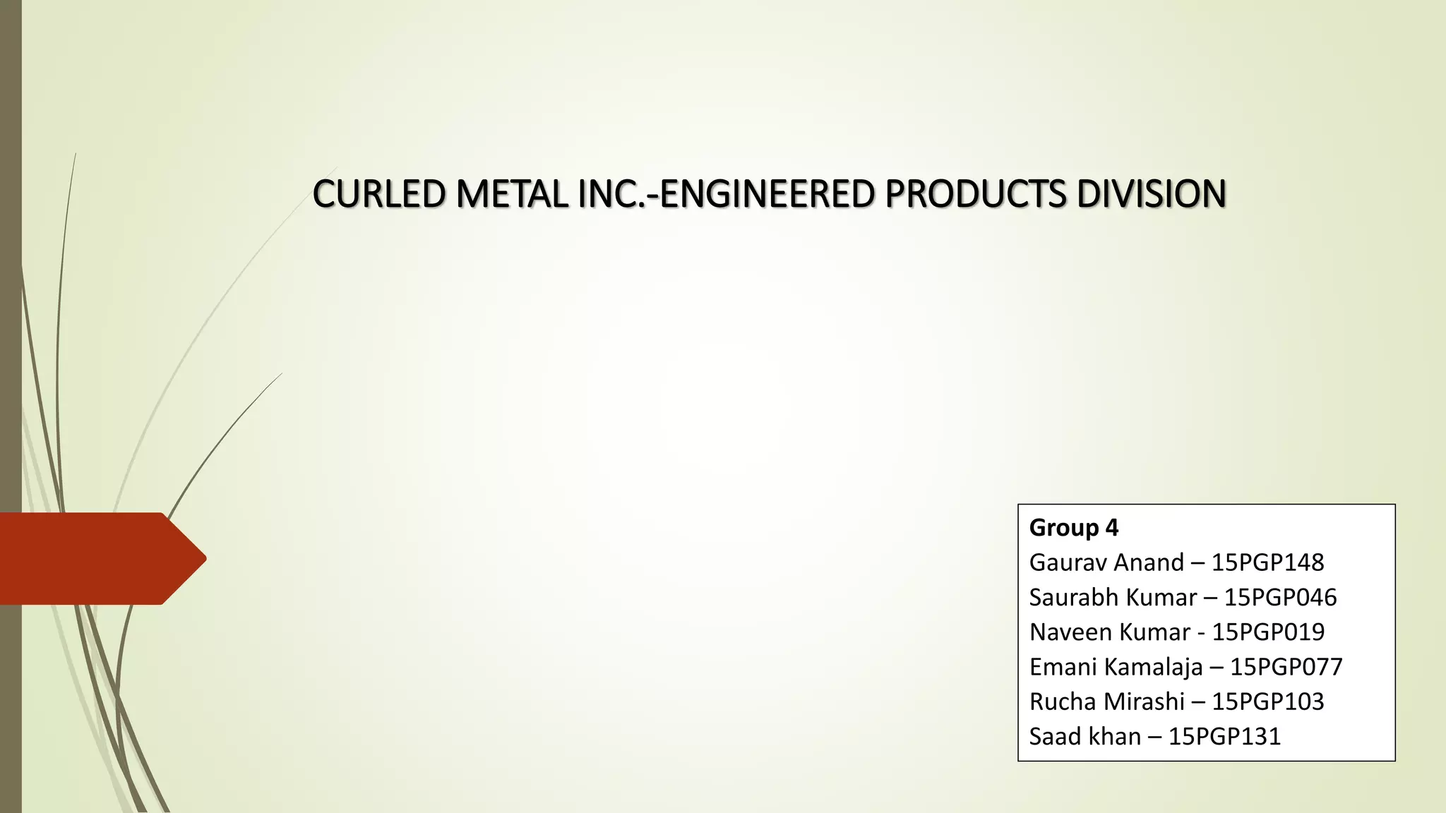 Curled Metal | PPTX