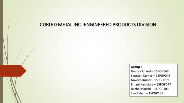Curled Metal | PPT