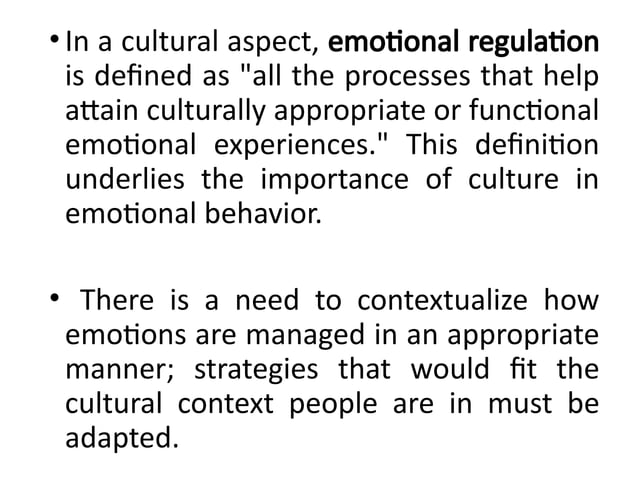 Emotional Regulation is the Ability to Control Emotions | PPTX
