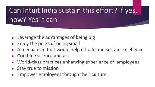 Group 4 intuit india | PPT