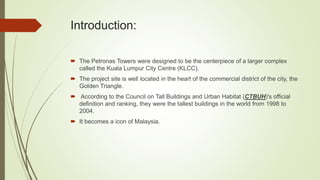 presentation on petronas twin tower | PPTX