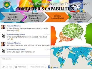 Computer as the Teacher's Tool | PPTX