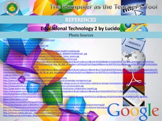 Computer as the Teacher's Tool | PPTX
