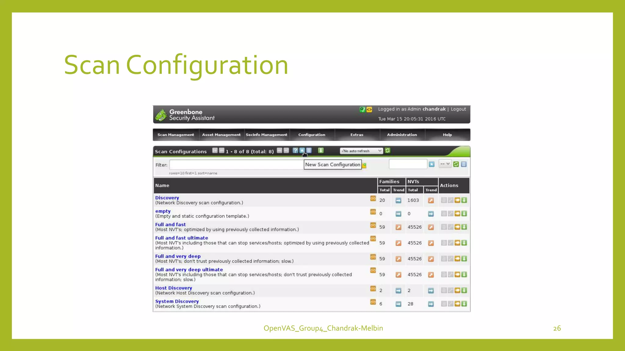 OpenVAS: Vulnerability Assessment Scanner | PPTX
