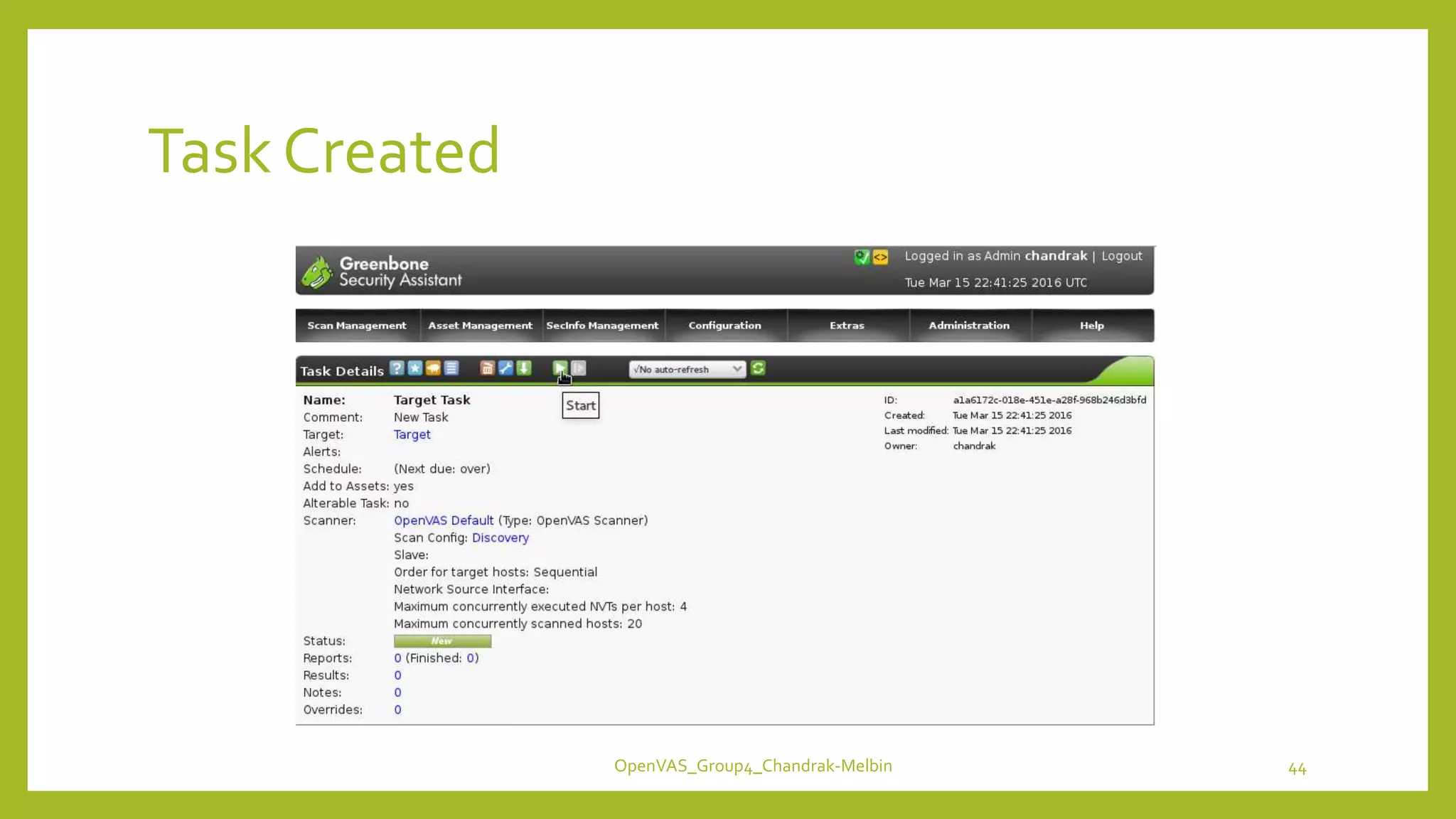OpenVAS: Vulnerability Assessment Scanner | PPTX