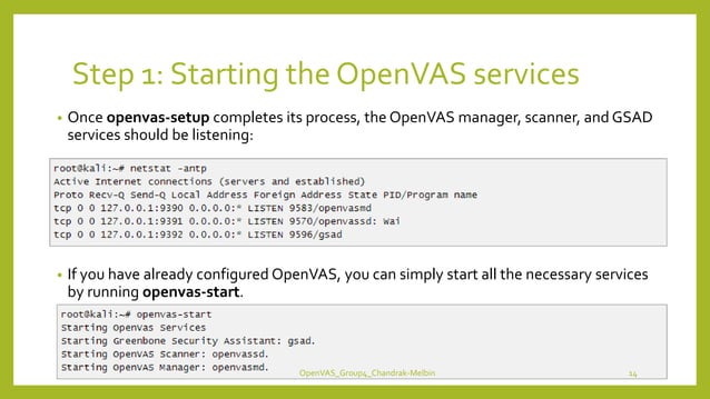OpenVAS: Vulnerability Assessment Scanner | PPTX