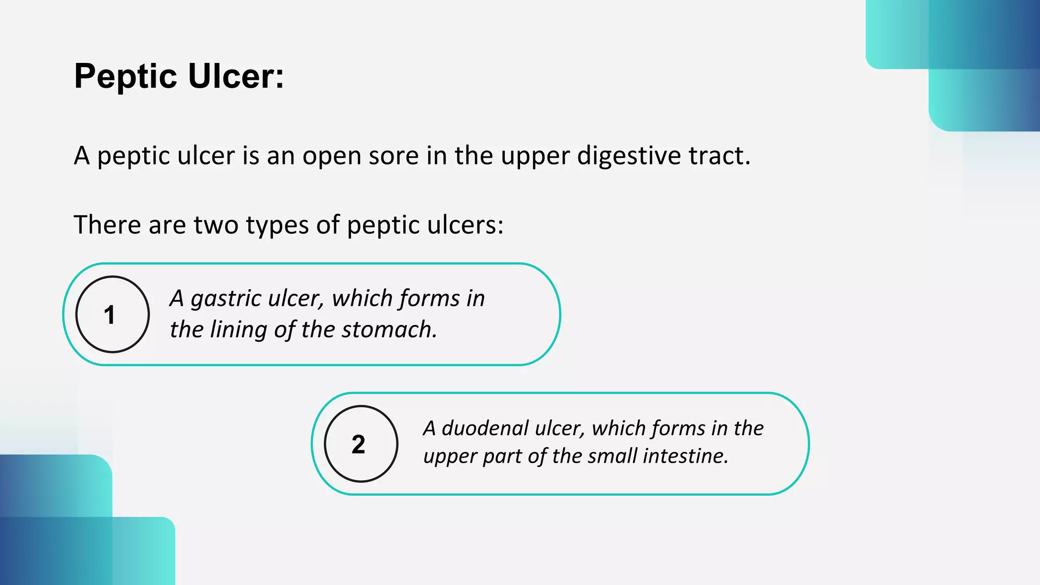 Peptic ulcers and treatment | PPTX