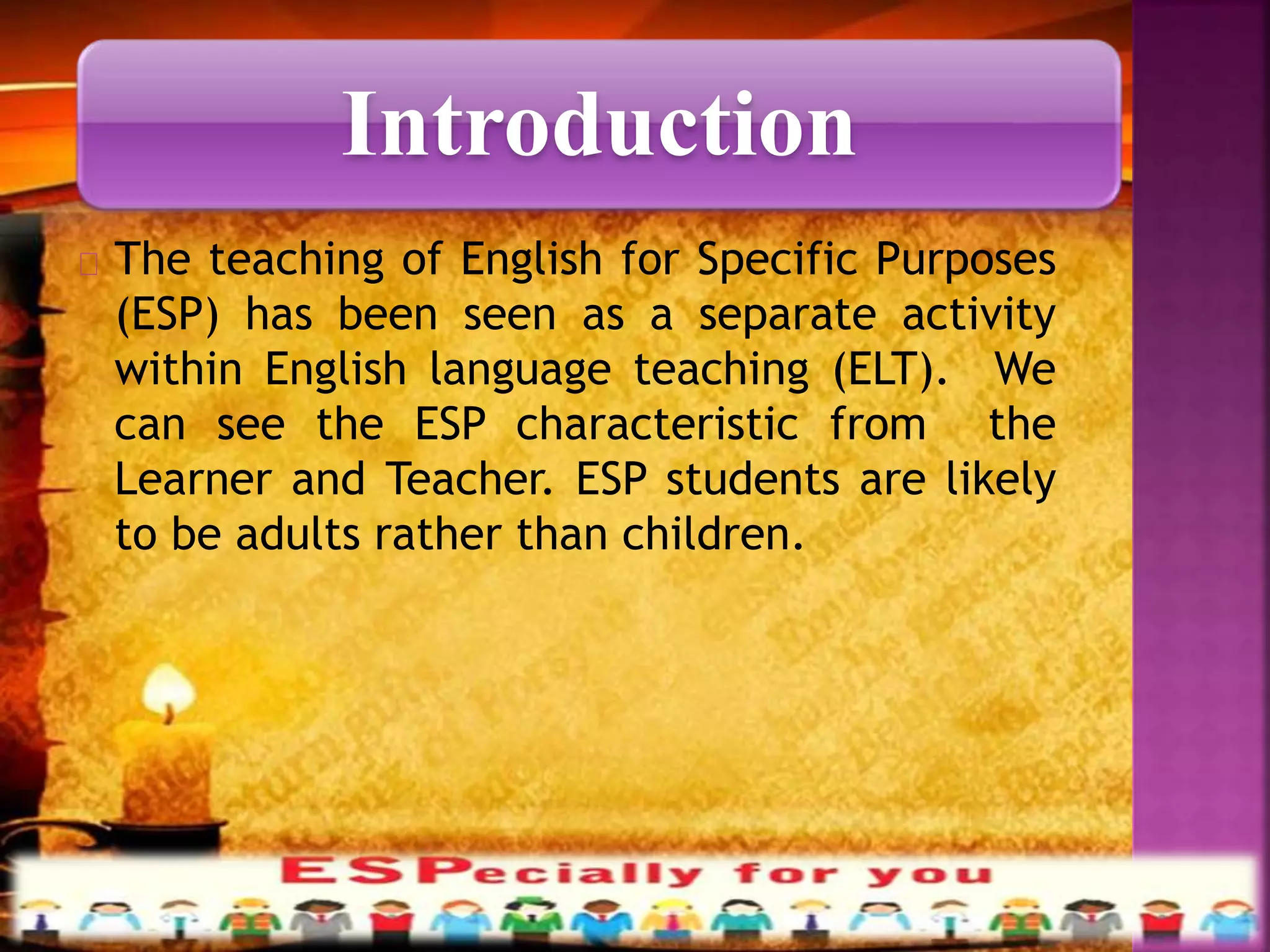 ESP Learner and Teacher | PPT