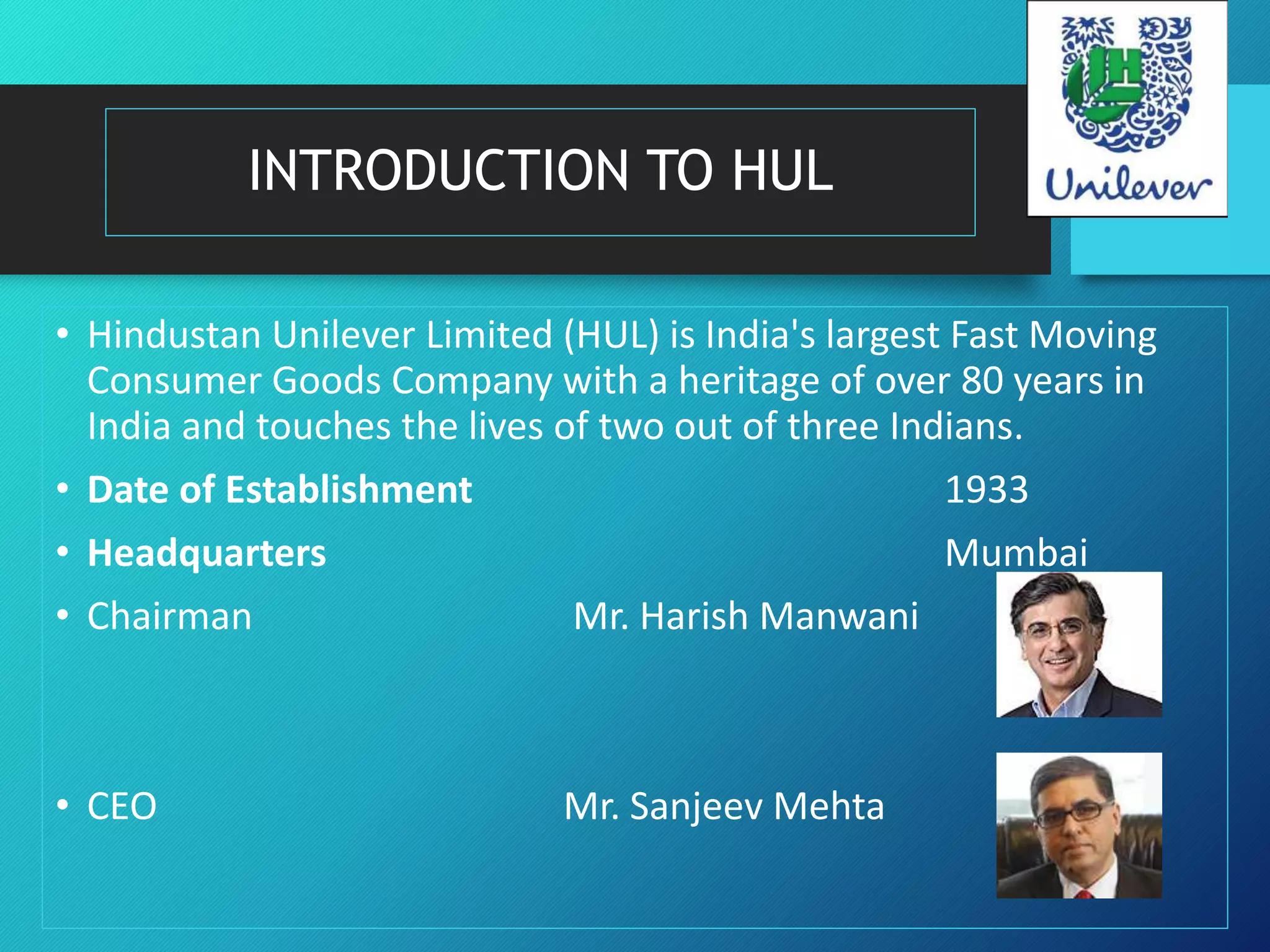 Hindustan Unilever | PPTX