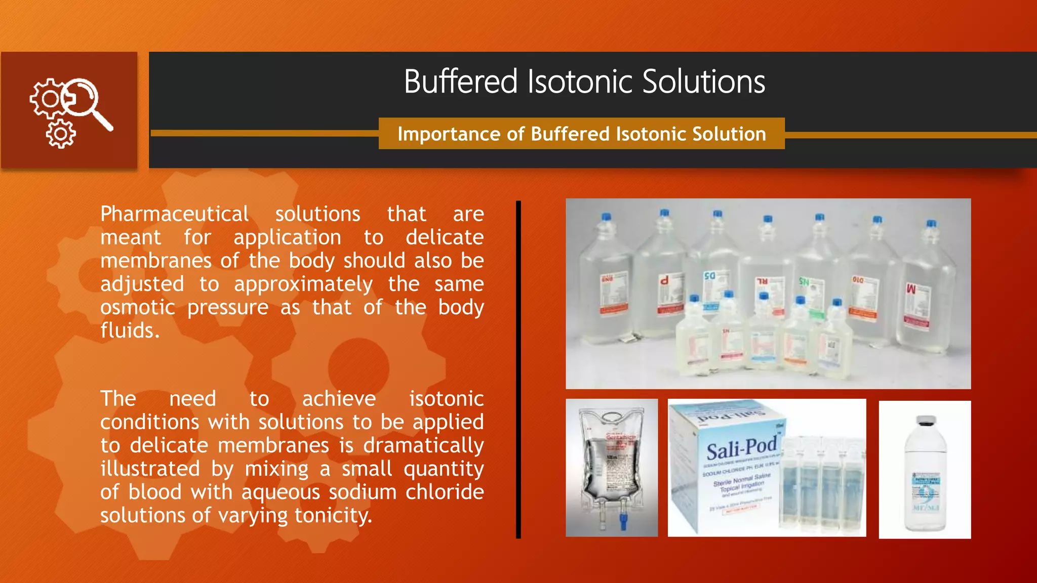 Buffer System and Isotonic Solutions | PPTX
