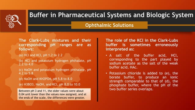 Buffer System and Isotonic Solutions | PPTX