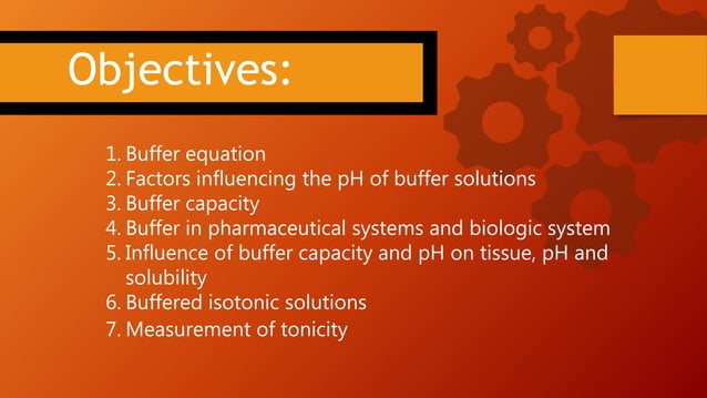 Buffer System and Isotonic Solutions | PPTX
