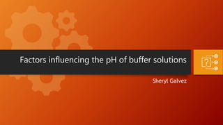 Buffer System and Isotonic Solutions | PPTX