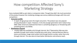 SONY AIBO-The value proposition and rationale behind the positioning | PPTX