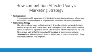 SONY AIBO-The value proposition and rationale behind the positioning | PPTX