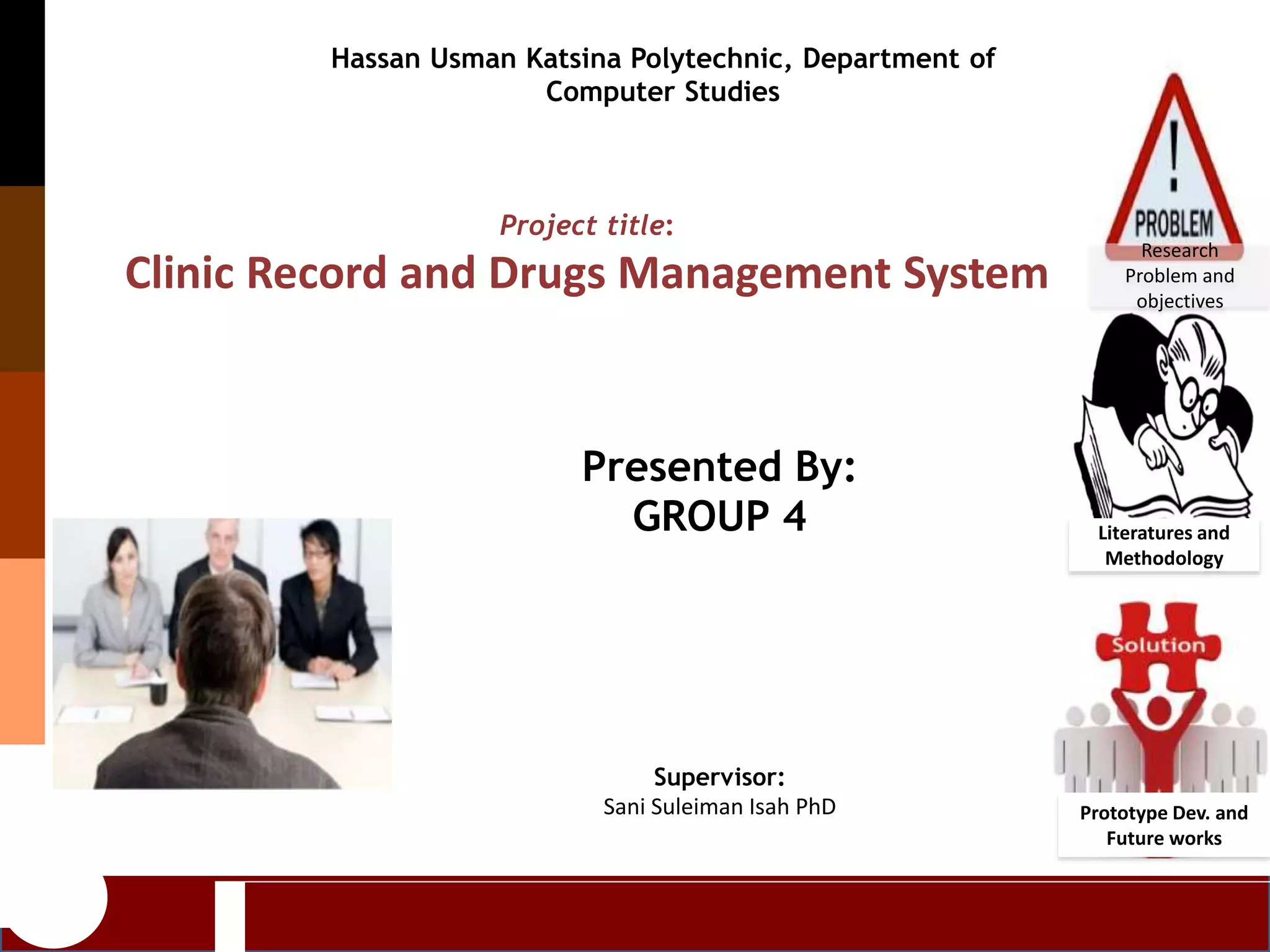 Clinic Record and Drug Management System | PPTX