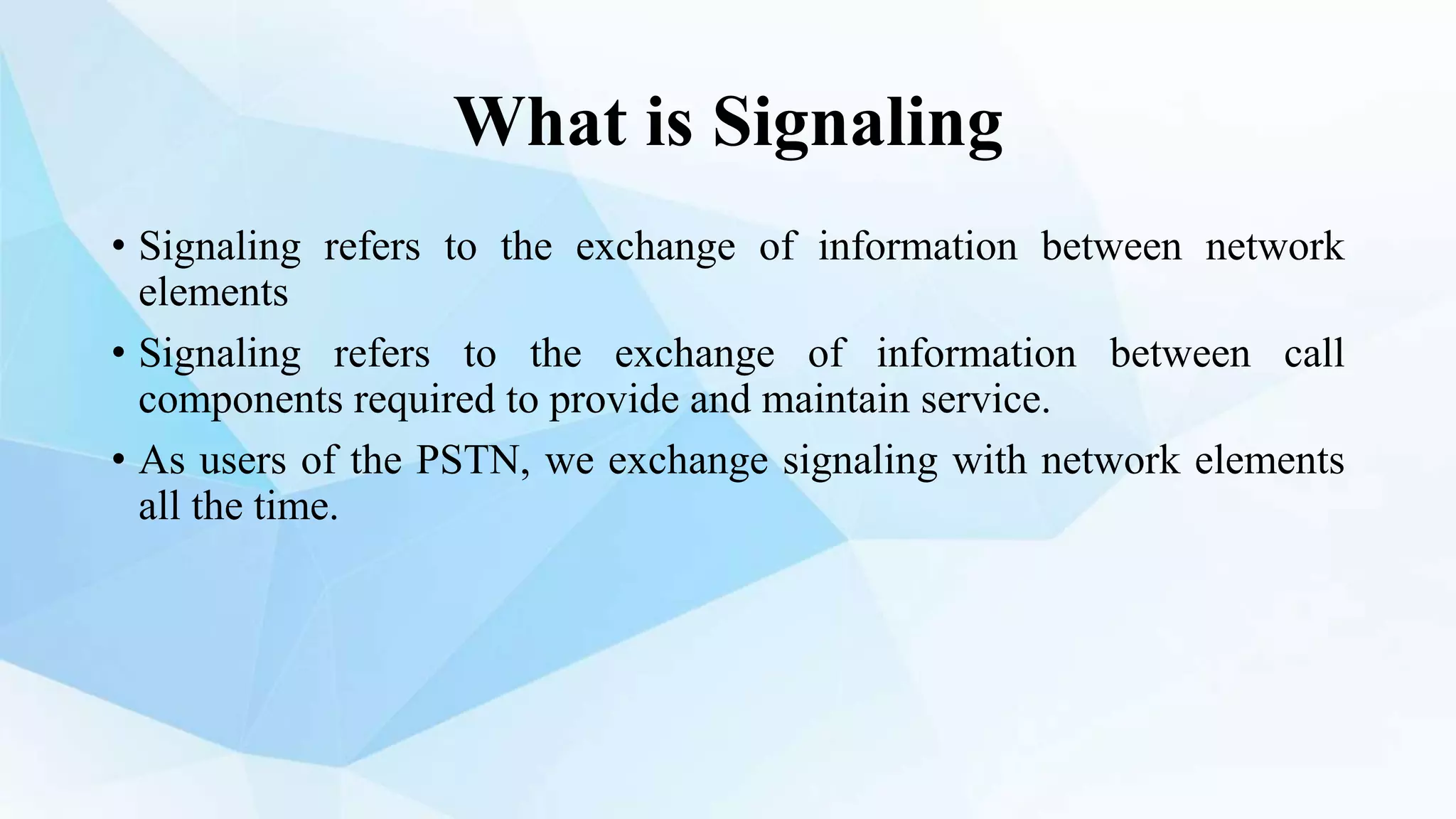 Signaling System 7 (SS7) | PPTX