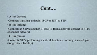 Signaling System 7 (SS7) | PPTX