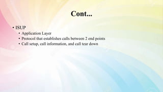 Signaling System 7 (SS7) | PPTX