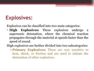 group 4Technological Advancements in explosives, their manufacturing ...