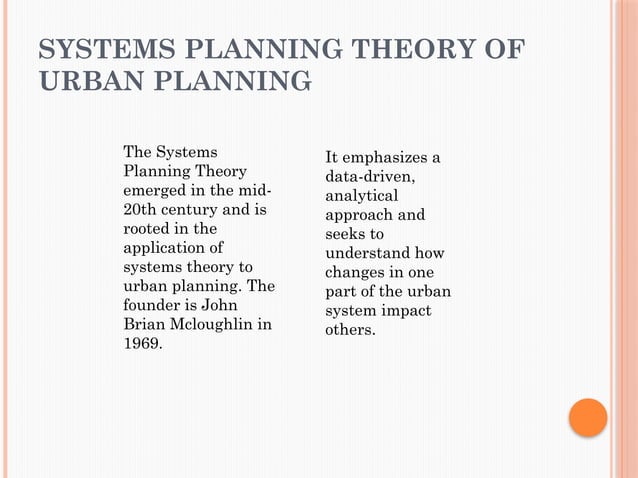 GROUP 4 THEORIES OF URBAN PLANNING.pptx. | PPTX