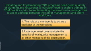 Total quality management (TQM). power point | PPTX